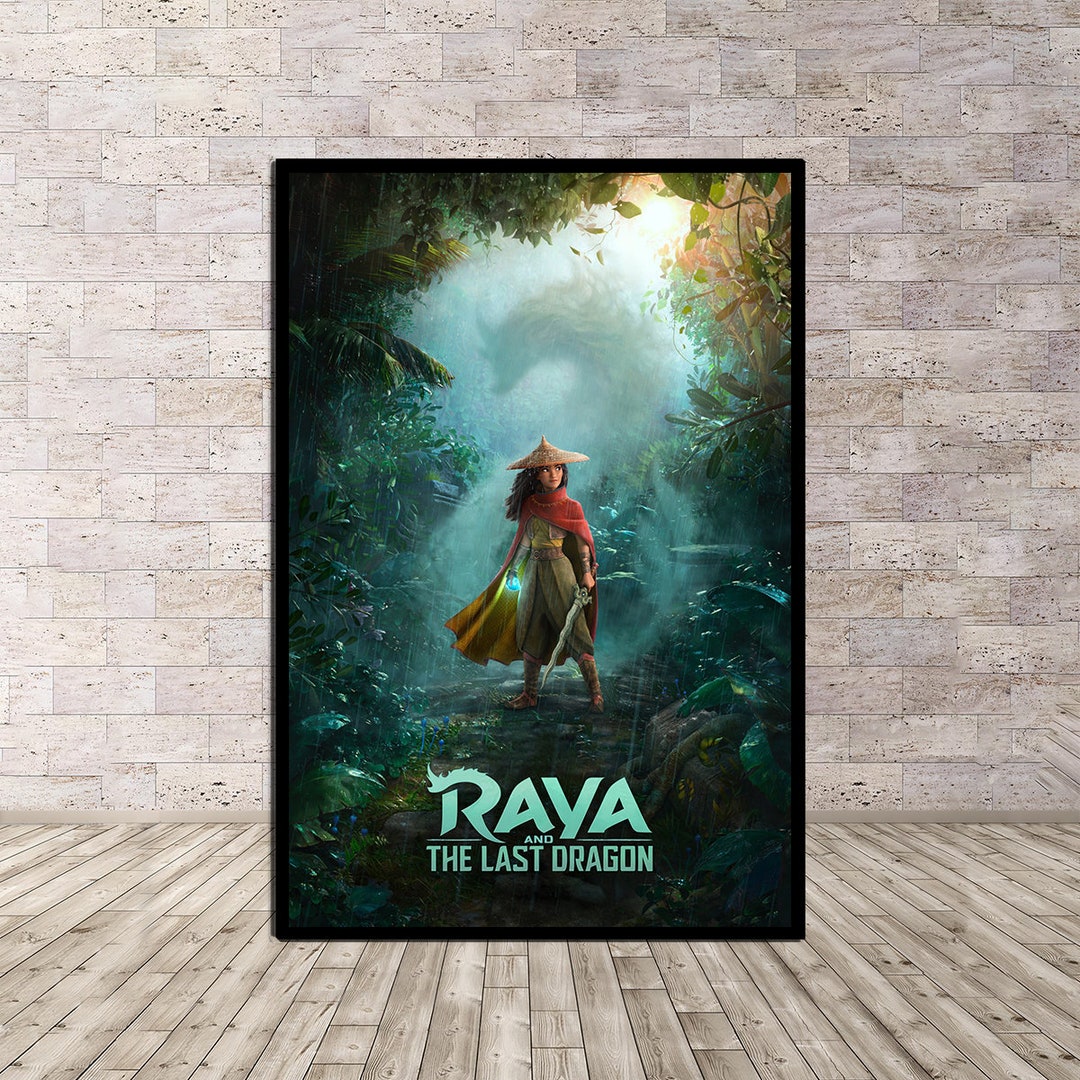 Raya and the Last Dragon Movie Poster or Canvas Wall Decor Modern Home ...