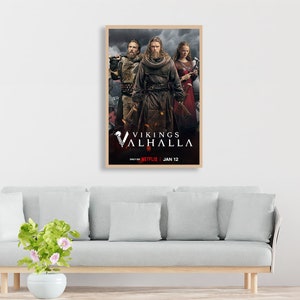 Vikings Valhalla 2022 Poster ou toile, décoration murale, art moderne ...
