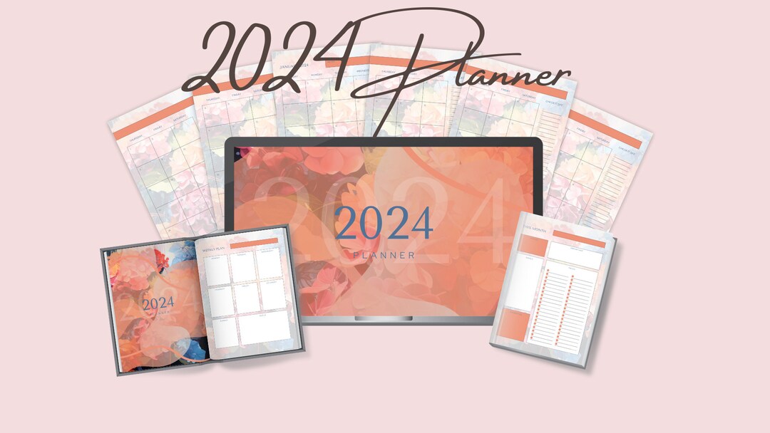 2024 Digital Planner, Goodnotes Planner, iPad Planner, Digital Calendar ...