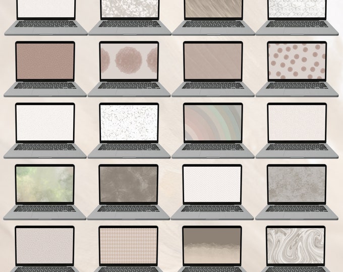 20 Minimalist Neutral Tone PC Wallpapers Aesthetic Desktop Backgrounds ...