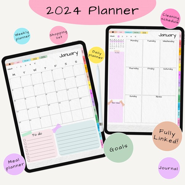 Digital Planner - Etsy