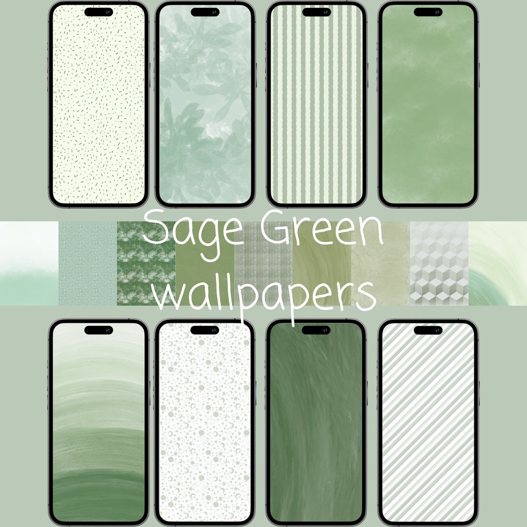 25 Sage Green Wallpapers for Phones and Tablets - Etsy