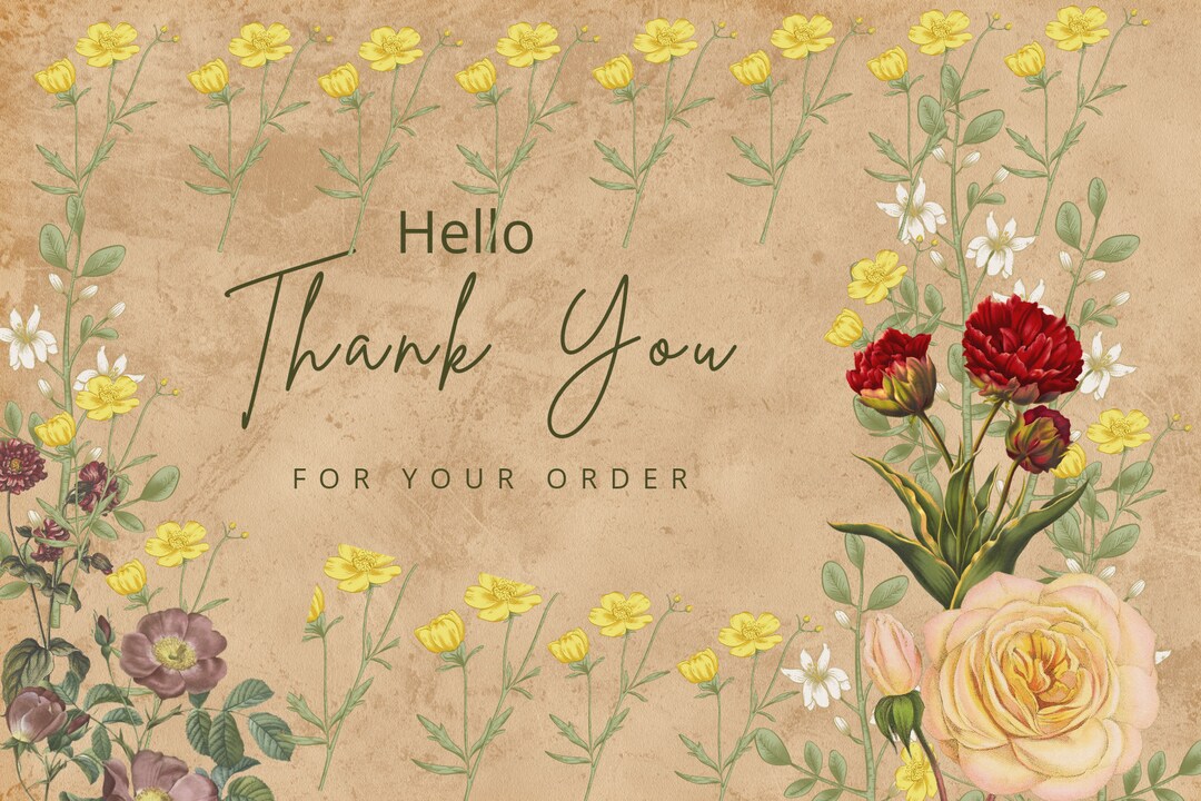 Thanks You Cards - Etsy