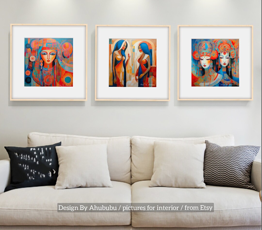 LGBT Prints of 3 for Wall Decor With Instant Loading - Etsy