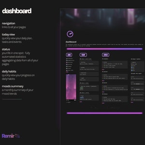 Cyberpunk Notion Planner ⊹ All-in-one ⊹ Ultimate Planner for Your Life ...