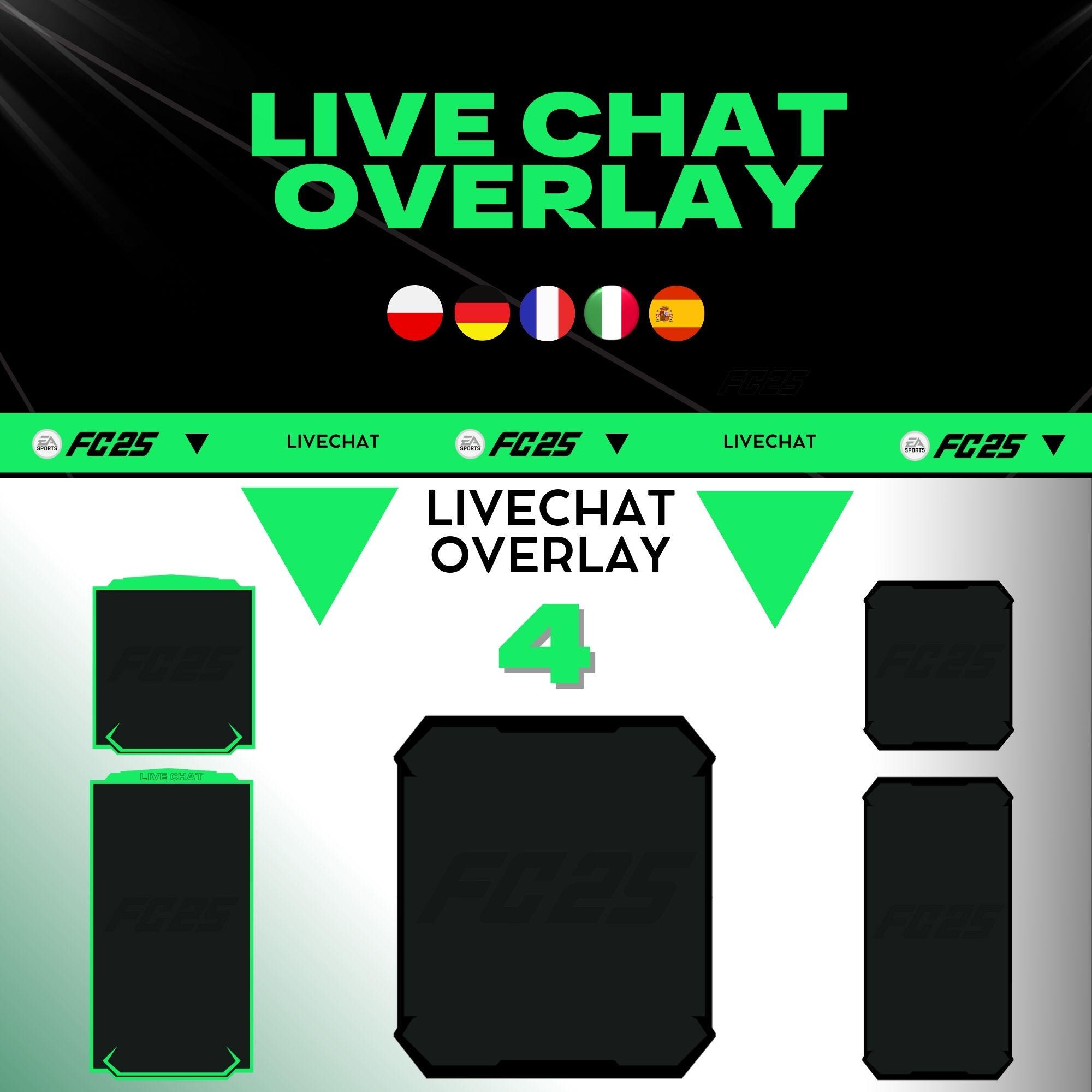 EA FC 25 Stream Overlay Ultimate Pack- Content for Twitch , Youtube ...