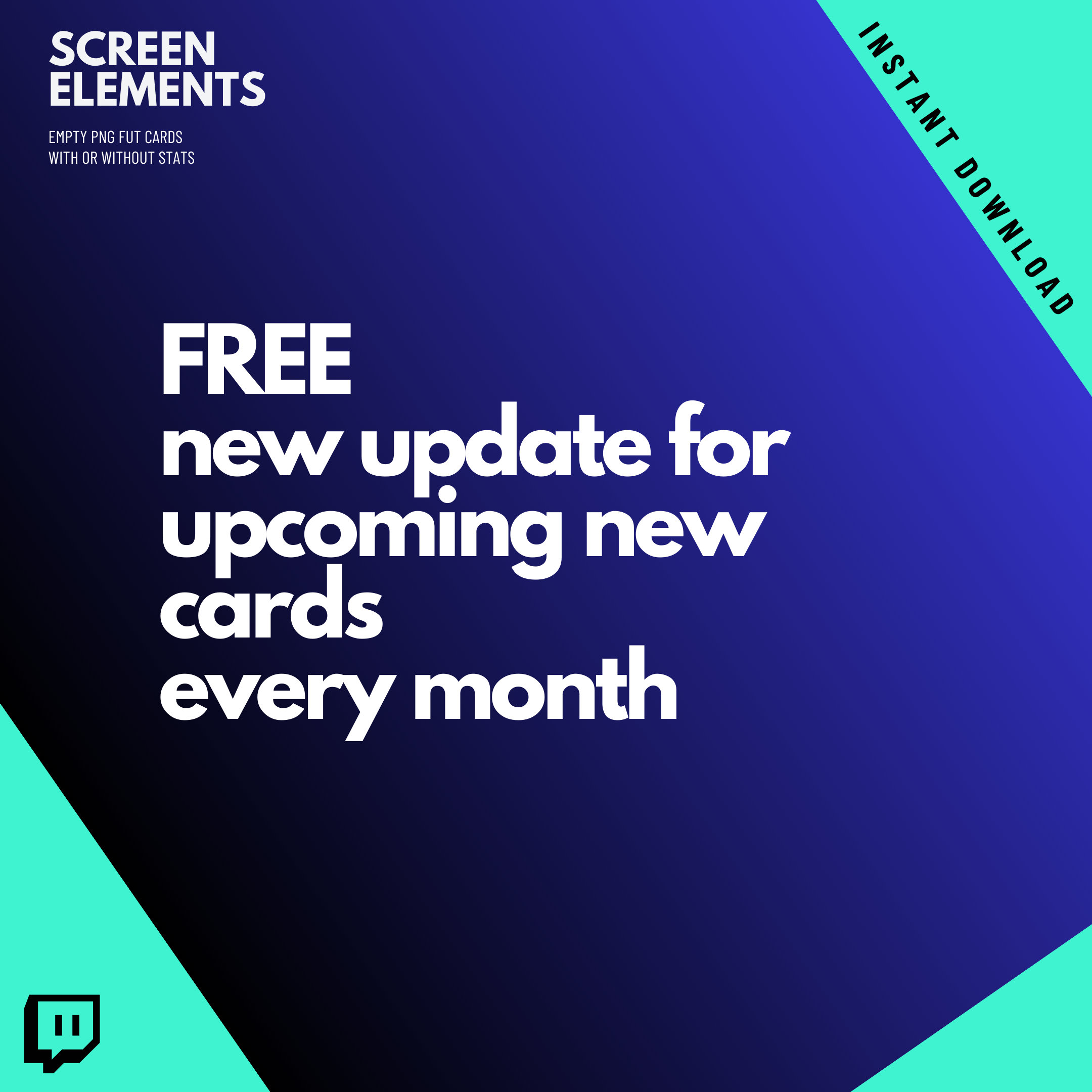 Ea Sports FC Twitch Stream Template Cards, Customizable, Fifa 24 ...