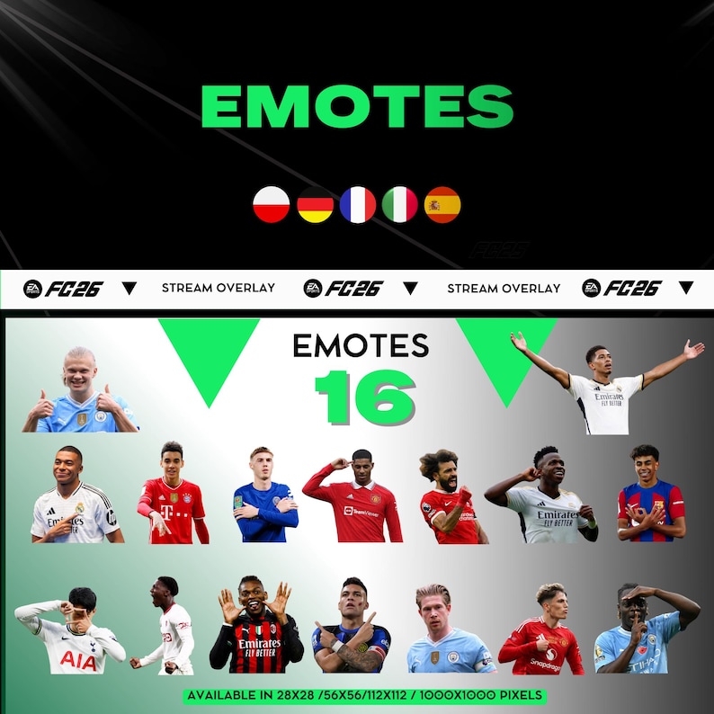 EA FC 26 Stream Overlay Ultimate Pack- Content for Twitch , Youtube ...