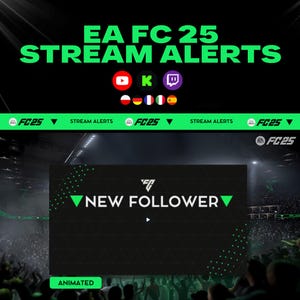 EA FC 25 Stream Alerts for Twitch Chat - Perfect for Streaming ...