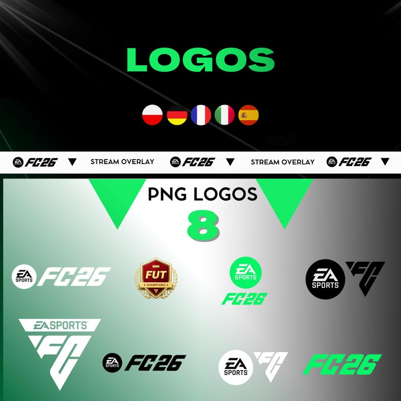 EA FC 26 Stream Overlay Ultimate Pack- Content for Twitch , Youtube ...