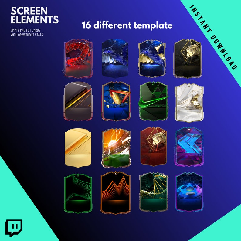 Ea Sports FC Twitch Stream Template Cards, Customizable, Fifa 24 ...