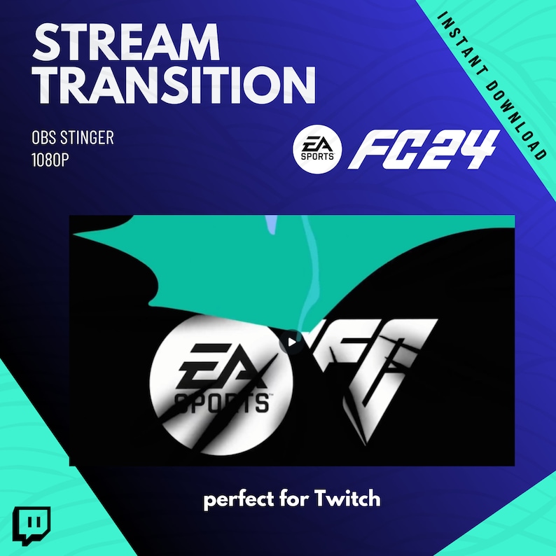 EA Sports FC 24 Animated Transitions for Twitch Stream,obs Stinger ...