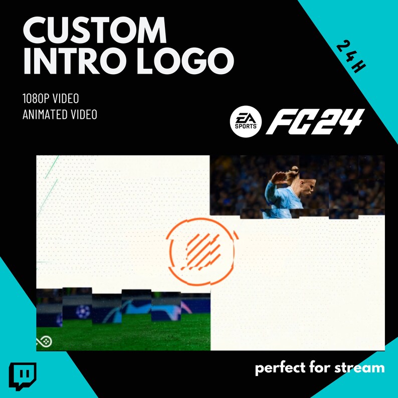 Custom EA Sports FC 24 Animated Intro | FIFA 24 Animated Video With ...