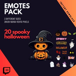 Halloween Emotes for Twitch: 20 Spooky and Fun Emotes for Your ...