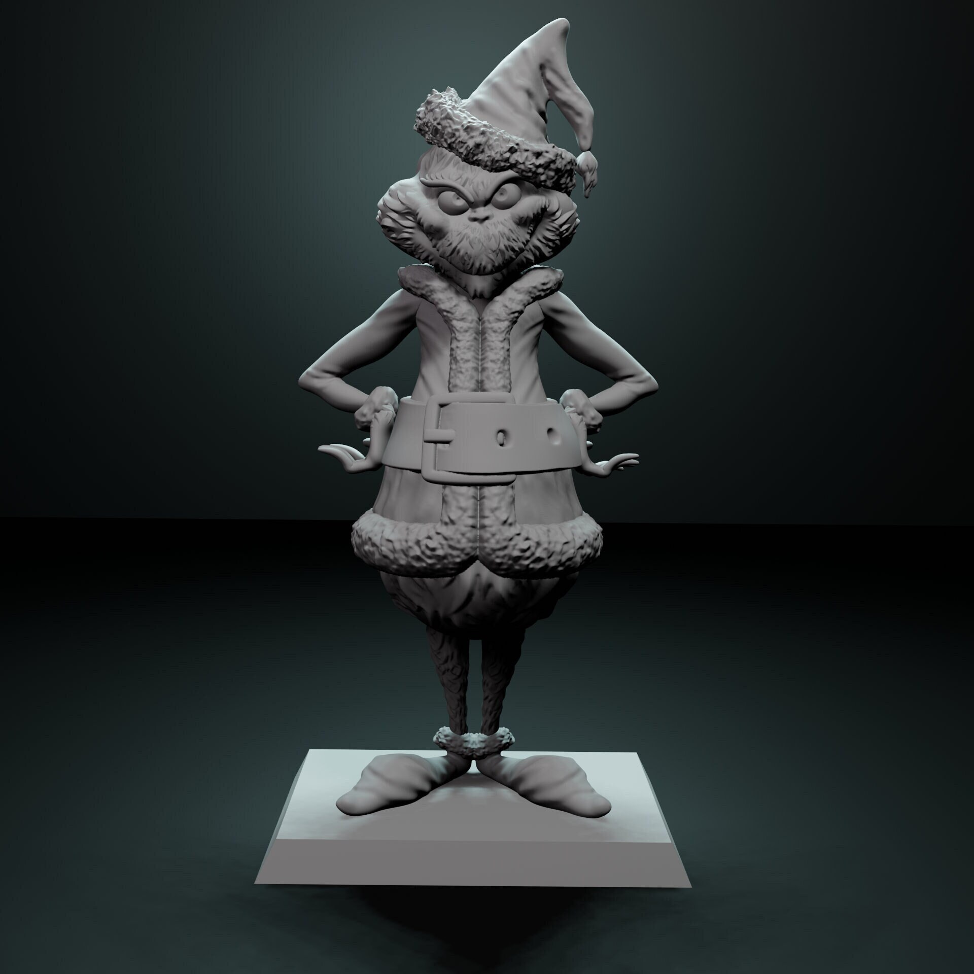 The Grinch STL File for 3D Print High Quality Christmas - Etsy Canada
