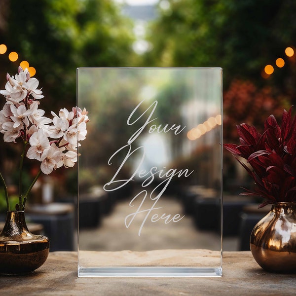 Acrylic Table Sign - Etsy