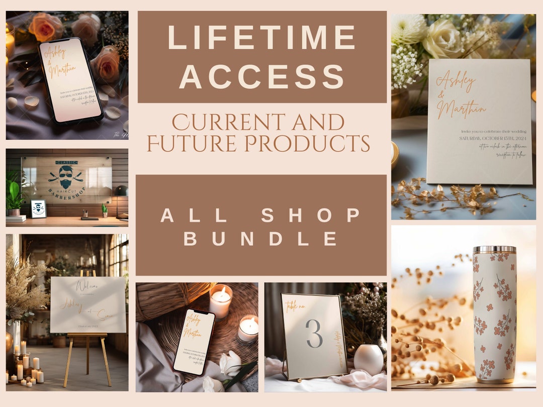 Whole Shop Mockup Bundle | Full-access Digital Mock Ups | Lifestyle ...