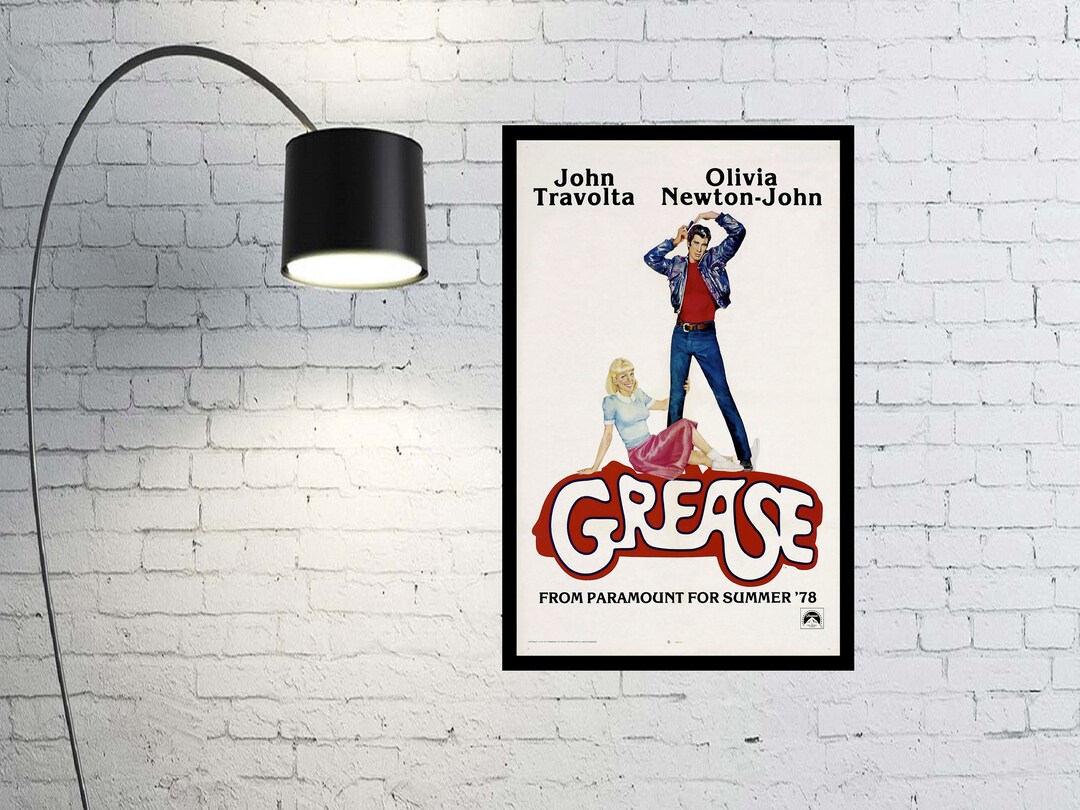 Grease Movie Poster 2023 Film Room Decor Wall Art Poster Gift for Him ...