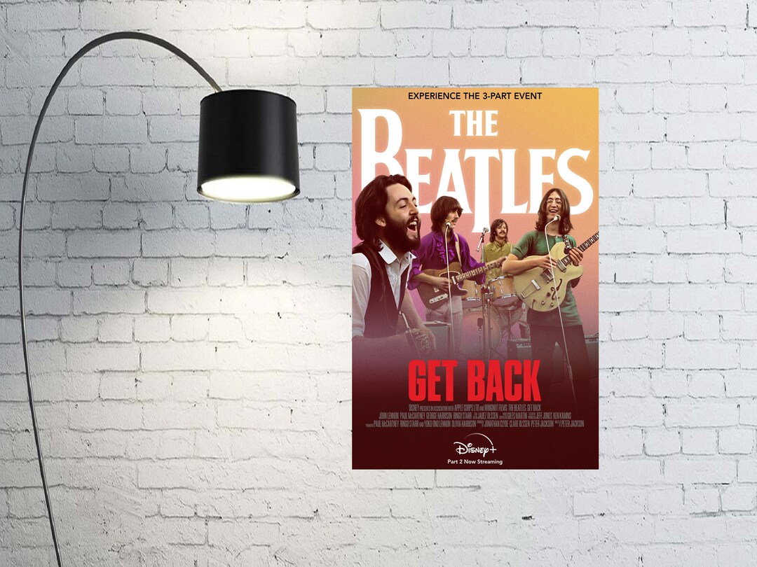 The Beatles Get Back Movie Poster 2023 Film Room Decor Wall Art Poster ...