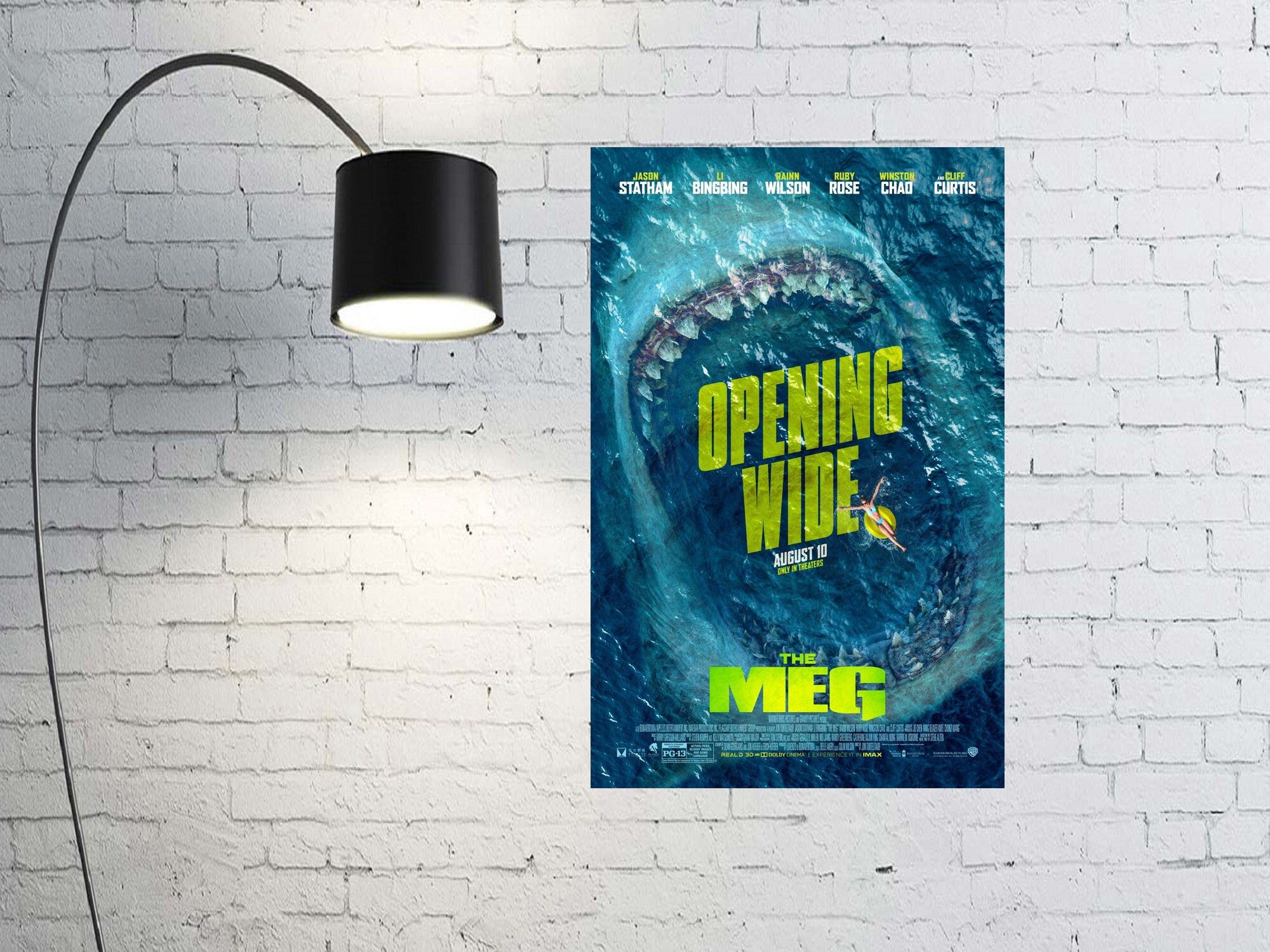 The Meg Movie Poster 2023 Film Room Decor Wall Art Poster Gift for Him ...