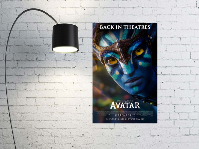 Avatar Movie Poster 2023 Film Room Decor Wall Art Poster Gift for Him ...