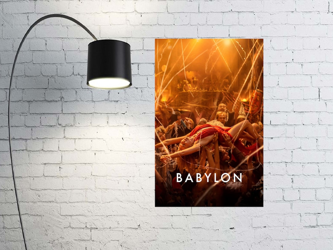 Babylon Movie Poster 2023 Film Room Decor Wall Art Poster Gift for Him ...