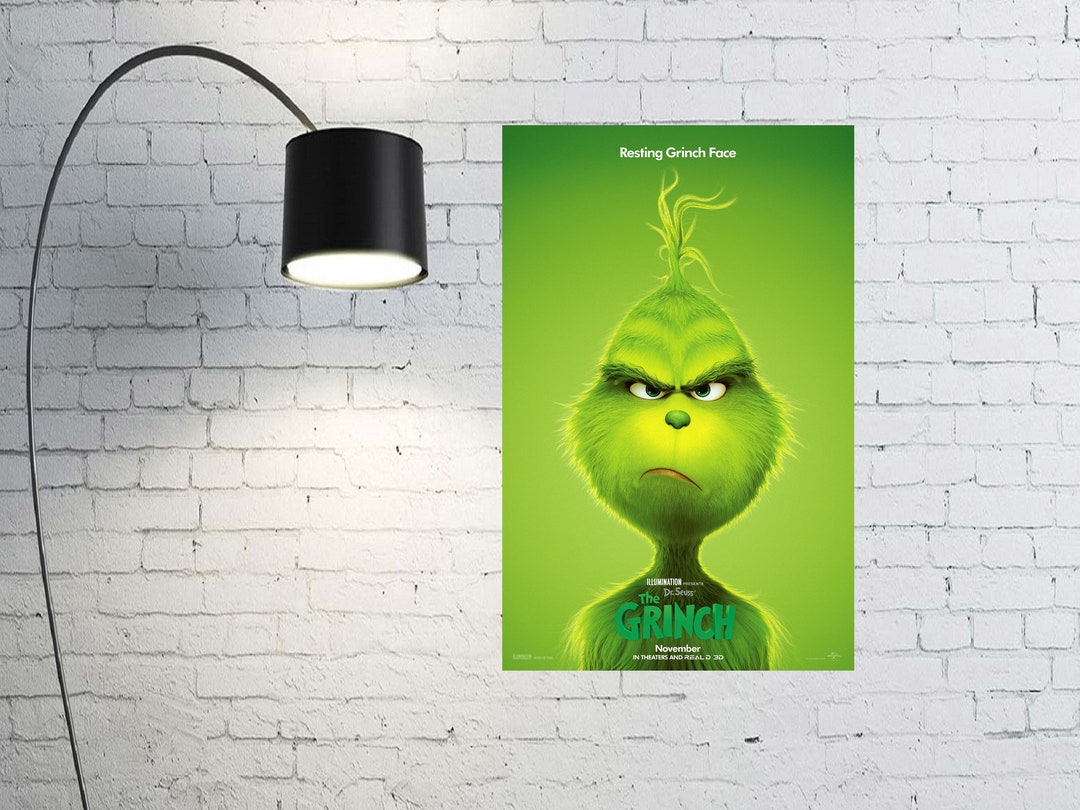The Grinch Movie Poster 2023 Film Room Decor Wall Art Poster Gift for ...