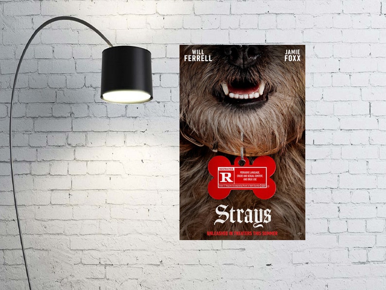 Strays Movie Poster 2023 Film Room Decor Wall Art Poster Gift for Him ...