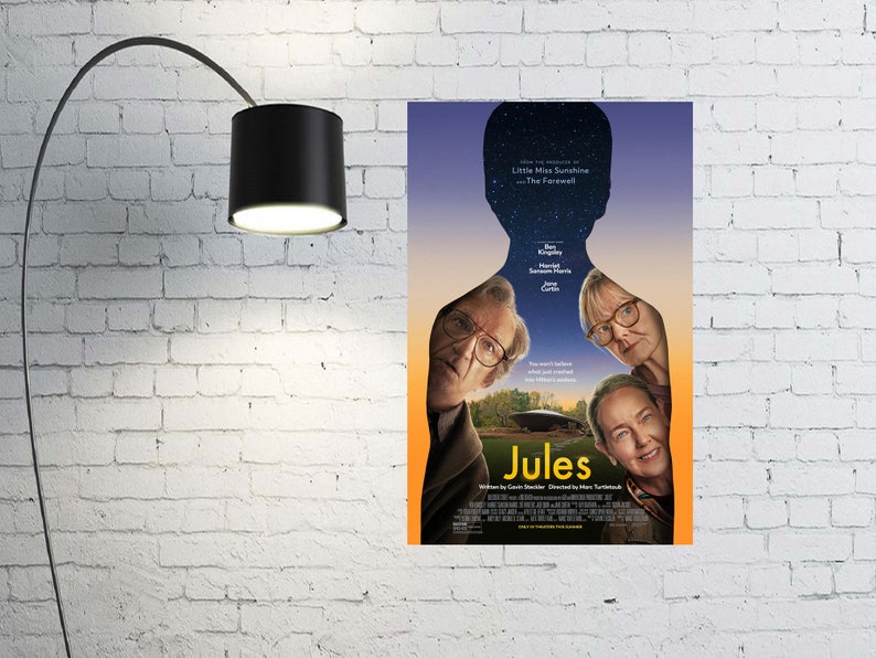 Jules Movie Poster 2023 Film Room Decor Wall Art Poster Gift for Him ...