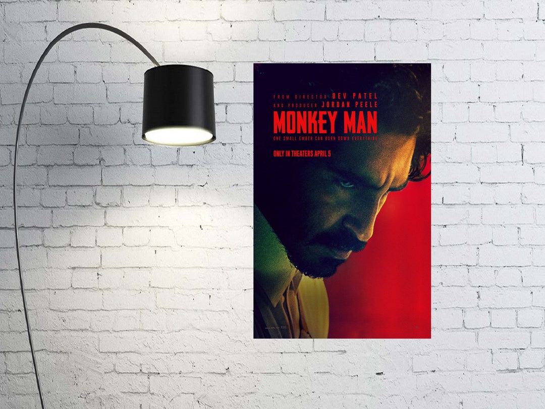 Monkey Man Movie Poster 2023 Film Room Decor Wall Art Poster Gift for ...