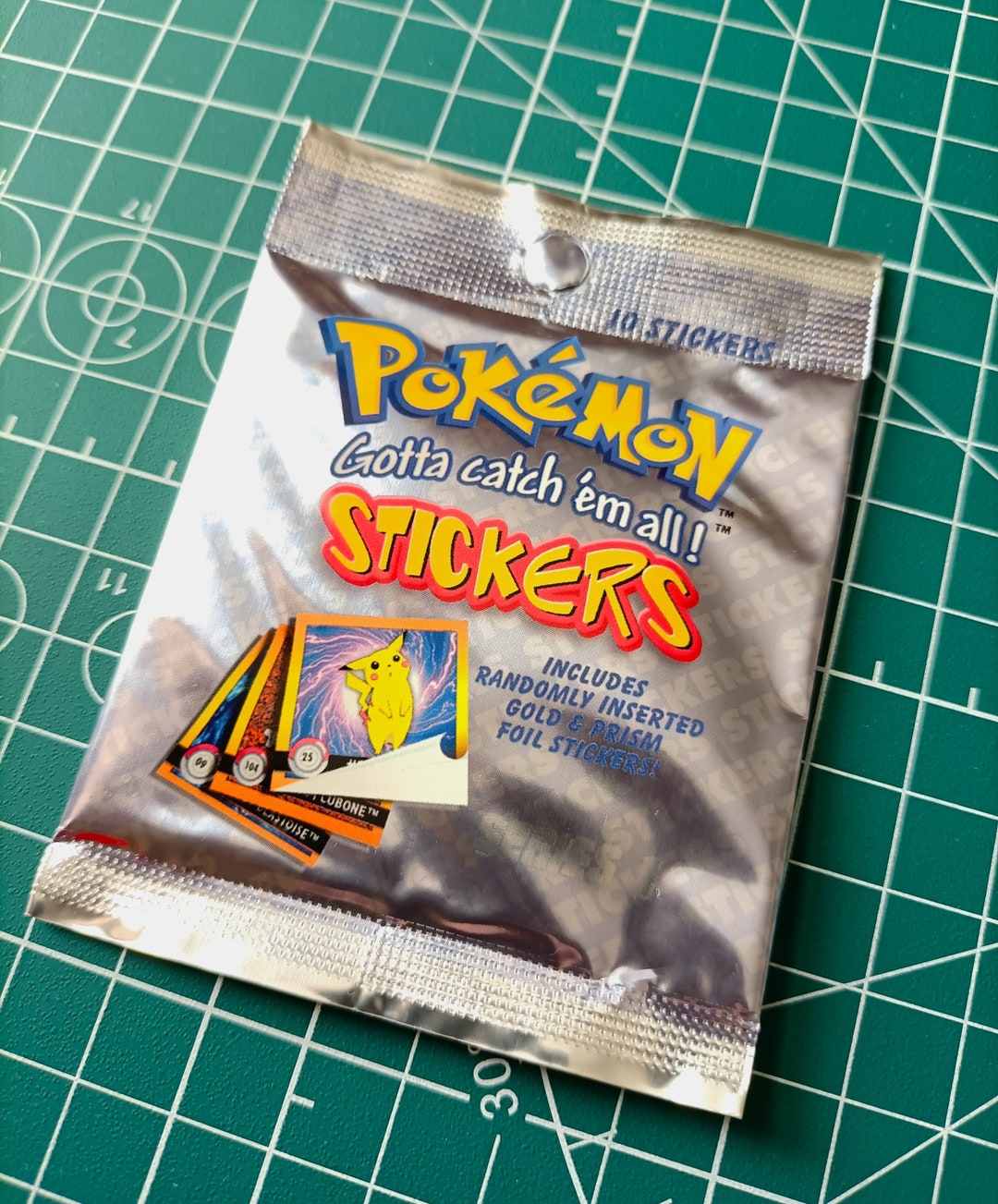 Vintage Pokémon Card Sticker Pack 1990's Original 90s - Etsy Canada