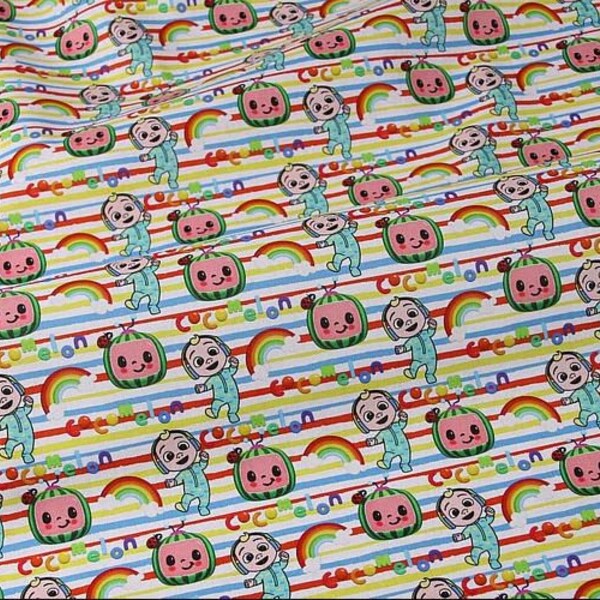 Cocomelon Fabrics by the Yard - Etsy