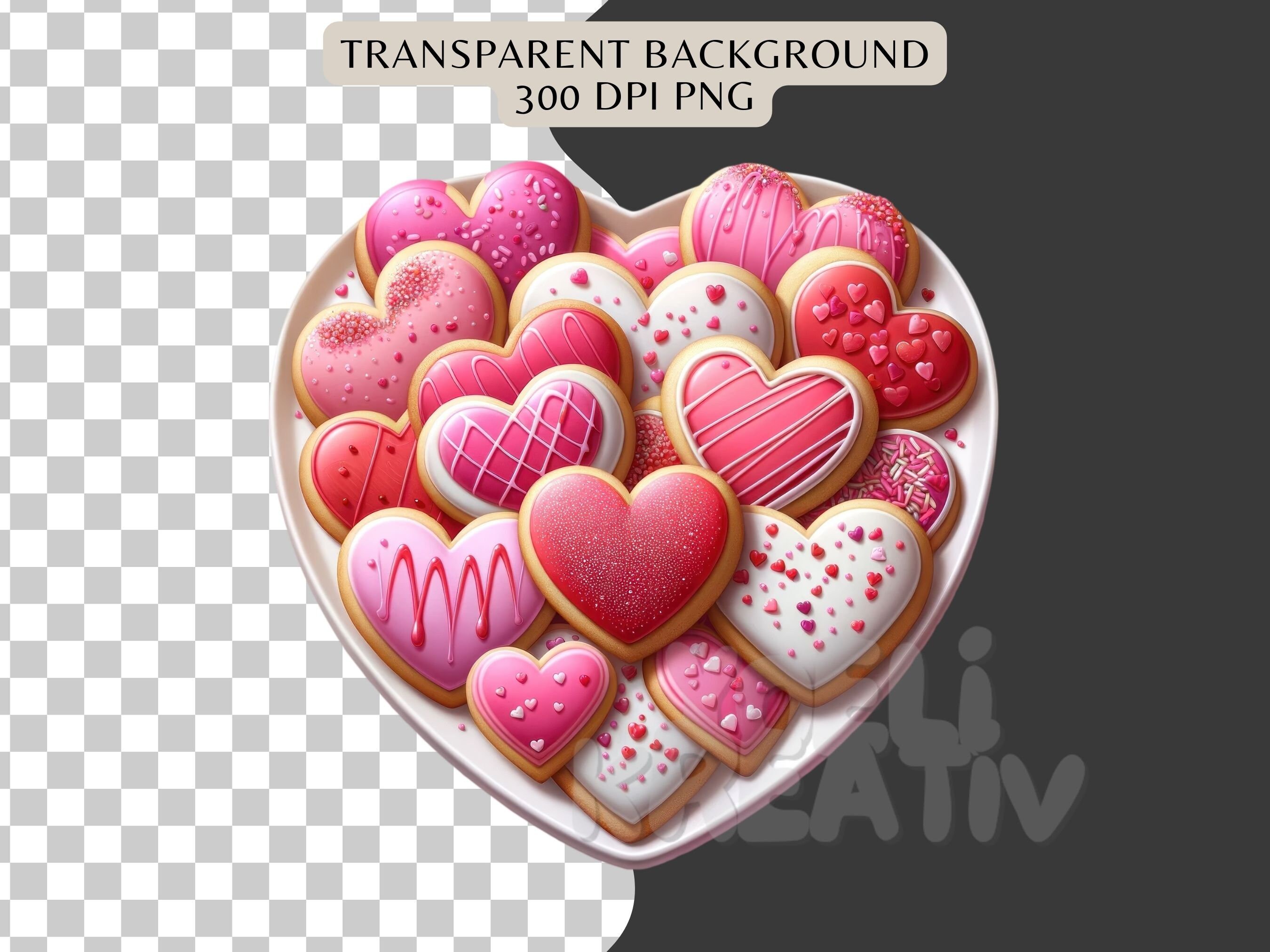 Sweet Heart Clipart Candy Heart Clipart Valentine's Day Treats PNG ...