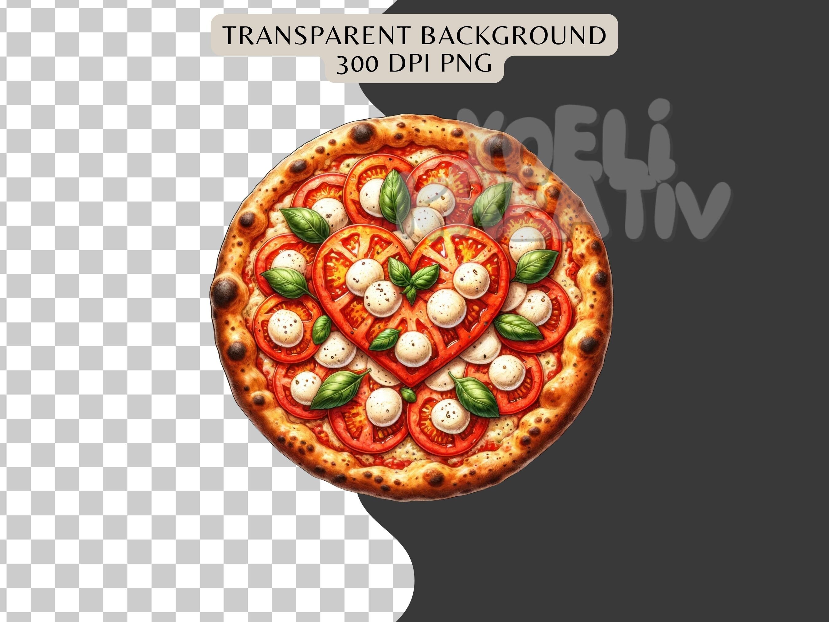 Heart Pizza Clipart Heart Pizza Sweet PNG Pizza Valentine PNG Italian ...