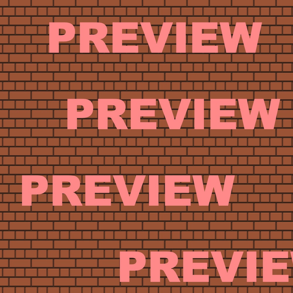 Super Mario Bros Bricks Wall Print Photo Wallpaper Vector PDF - Etsy