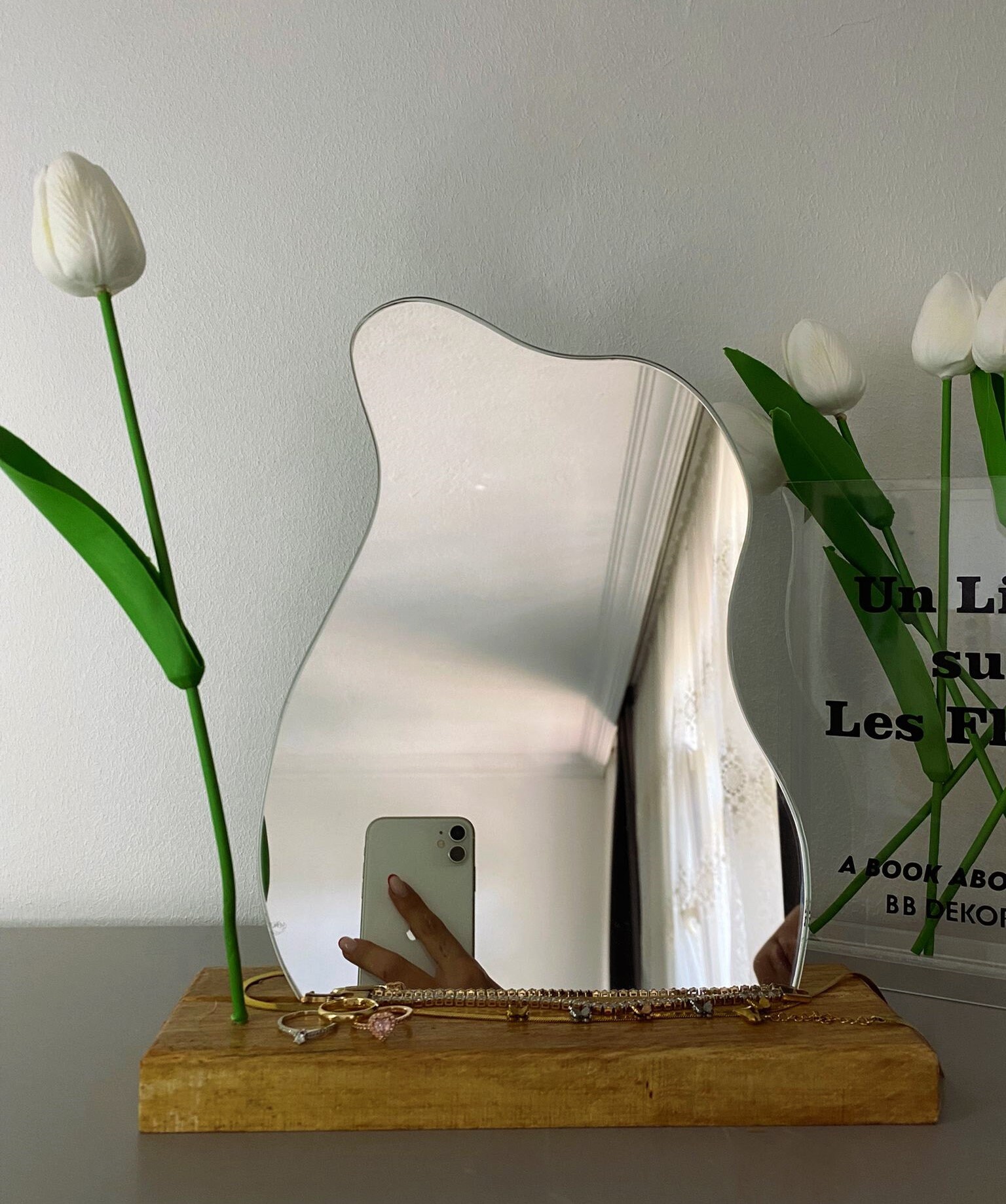 Pinterest Makeup Mirror / Asymmetric Makeup Mirror - Etsy