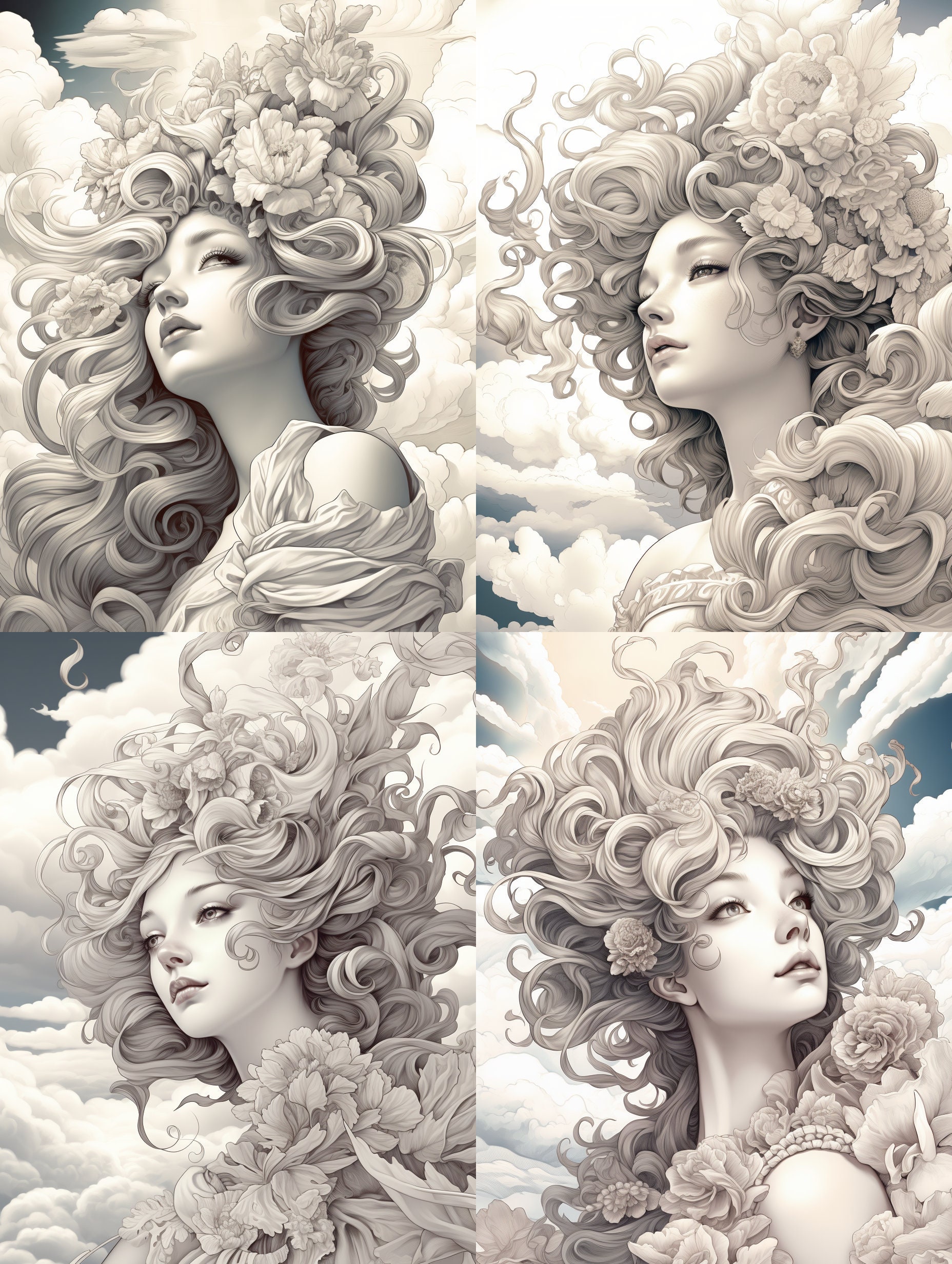 Bundle 4 Shop Coloring Pages, Coloring Pages for Adults and Kids ...