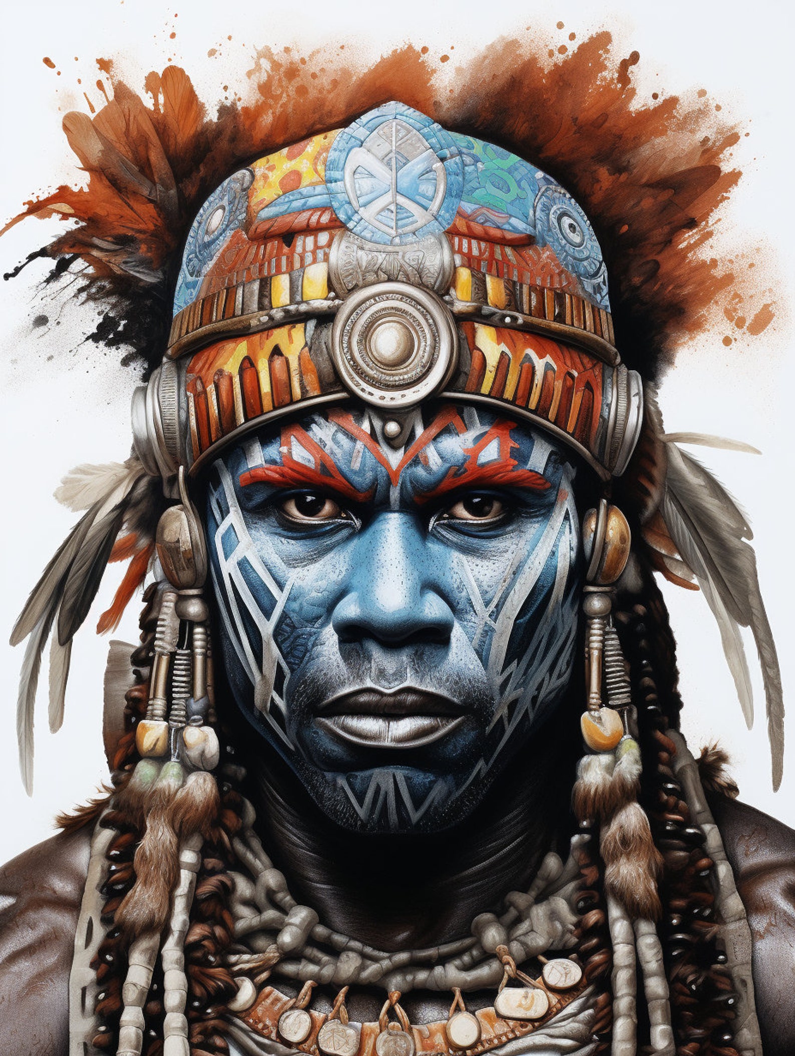 35 African Lord, Coloring Book, Adults and Kids, PDF Download ...