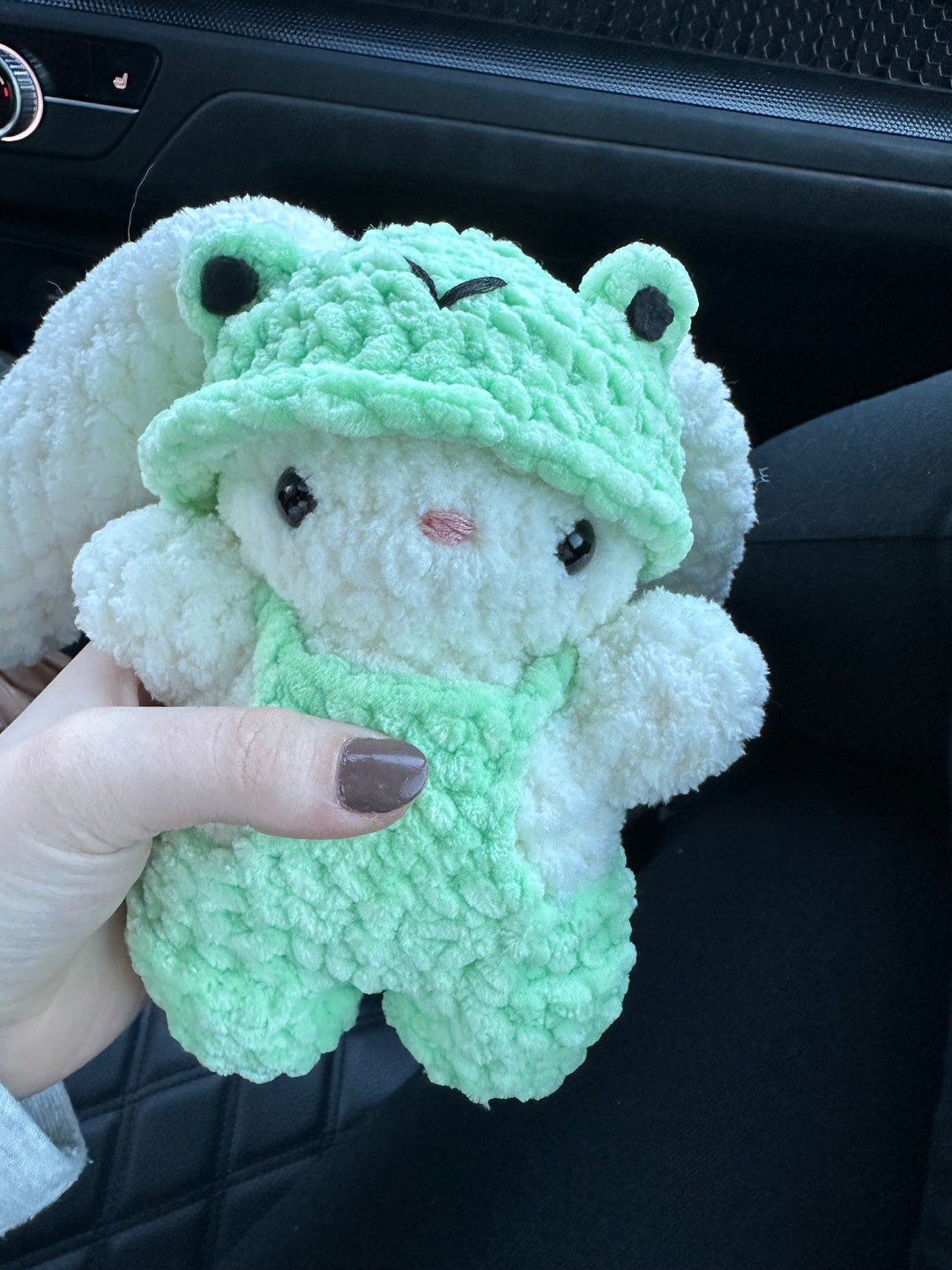 Froggy Bunny- Crochet- Stuffed Toy- Handmade - Etsy