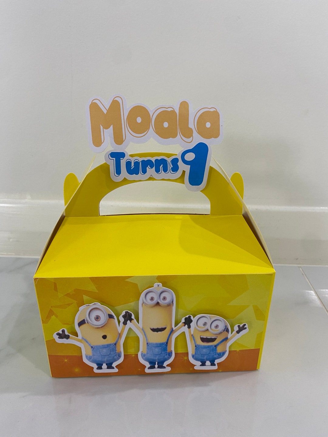 Minions Theme Gable Boxes - Etsy