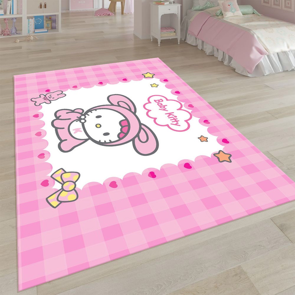 Hello Kitty Rug, Hello Kitty Decor sold by Evan Miller | SKU 133736244 ...