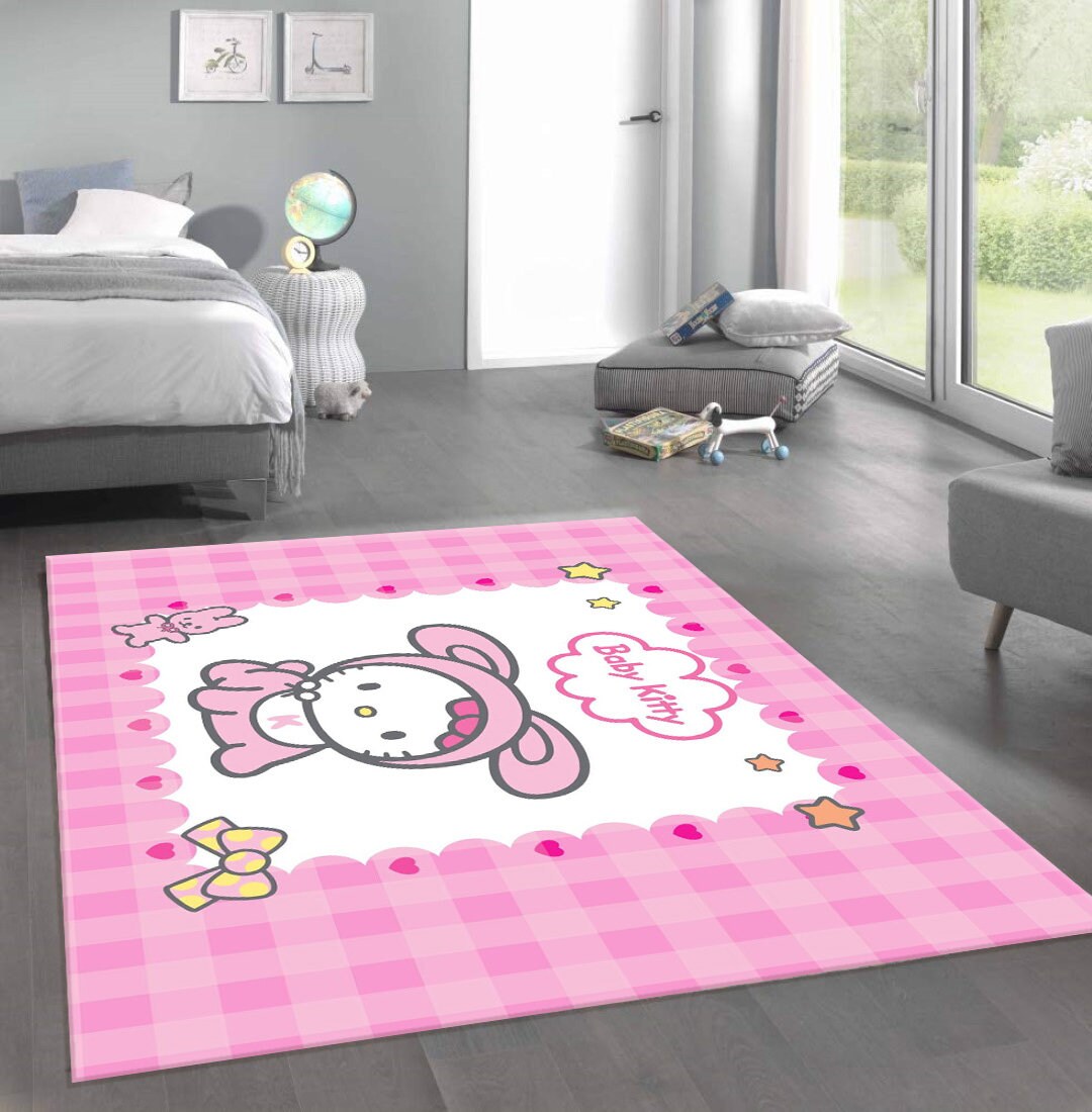 Hello Kitty Rug, Hello Kitty Decor sold by Evan Miller | SKU 133736244 ...