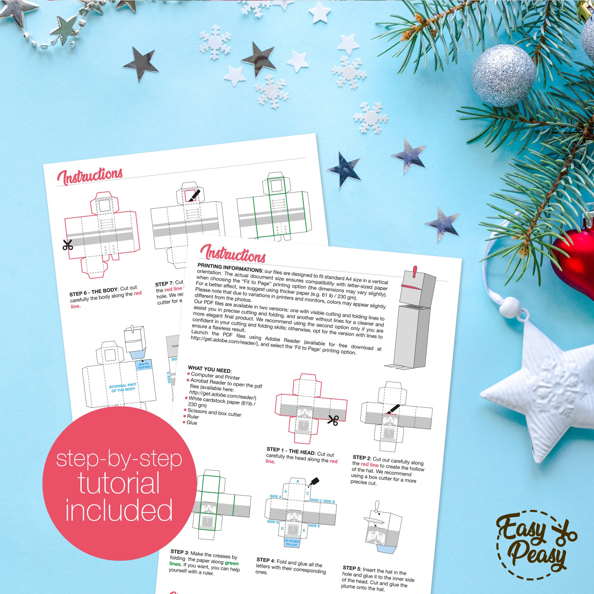 DIY Printable Nutcracker Gift Boxes - Original Christmas Wrapping ...