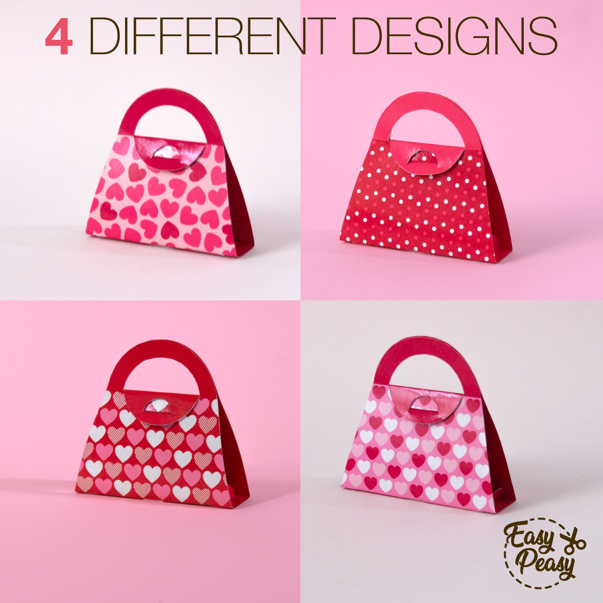 DIY Valentine's Day Printable Lip Balm Purse Gift Bag Mother's Day ...