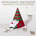 DIY Christmas Printable Gnome Table Place Cards - Festive Seating Cards ...