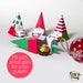 DIY Christmas Printable Gnome Table Place Cards - Festive Seating Cards ...