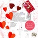 DIY Printable Valentine's Day Candy Gift Bag Chocolate Gift Box for ...