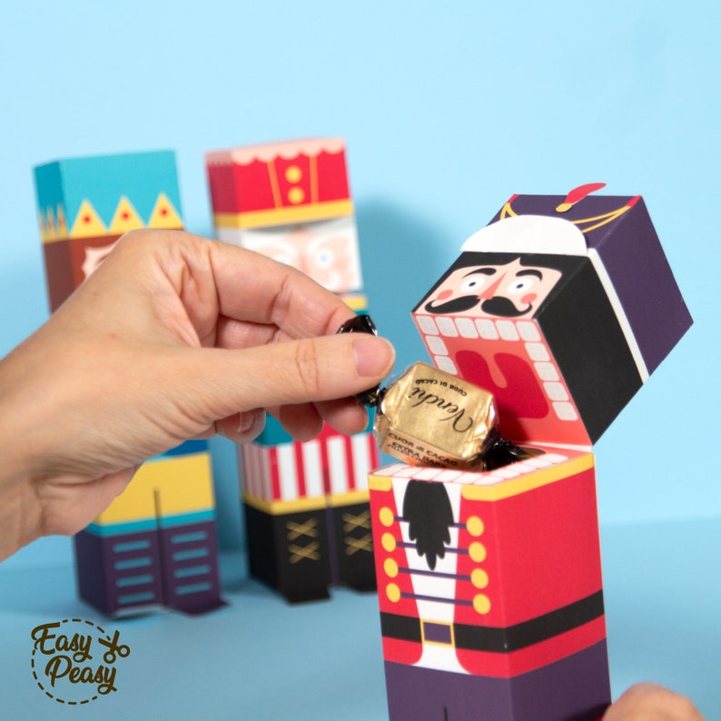 DIY Printable Nutcracker Gift Boxes - Original Christmas Wrapping ...