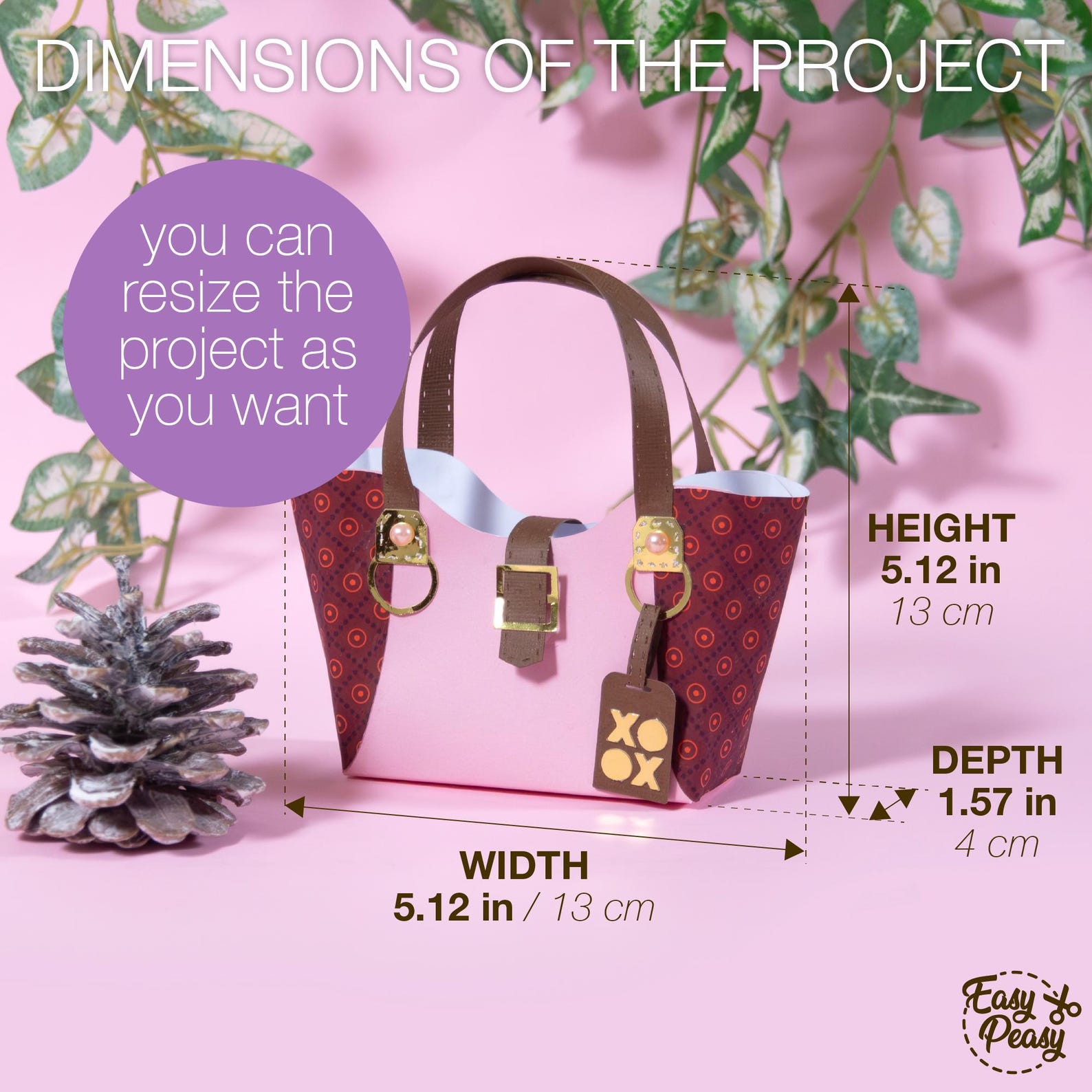 DIY Paper Purse SVG Cutting File for Cricut Valentine Gift Box for Her ...