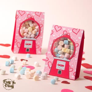 DIY Printable Valentine's Day Gift Bag - Valentine's Gift Box for ...